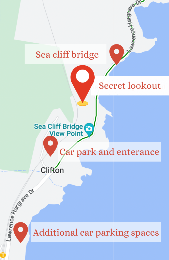 How to find the secret sea cliff bridge lookout, North Wollongong ...